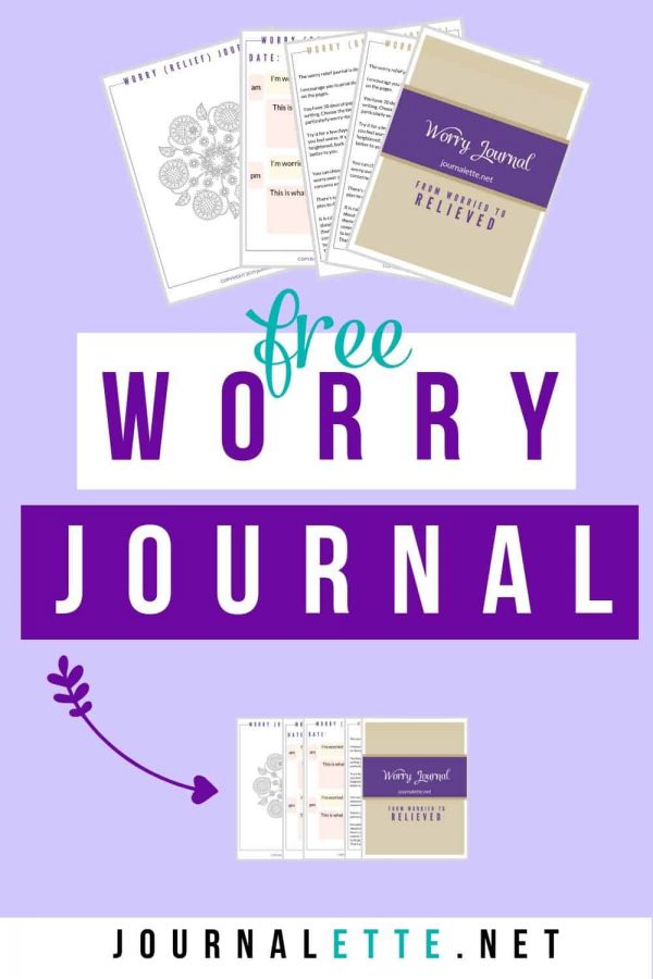 Worry Journal - Journalette