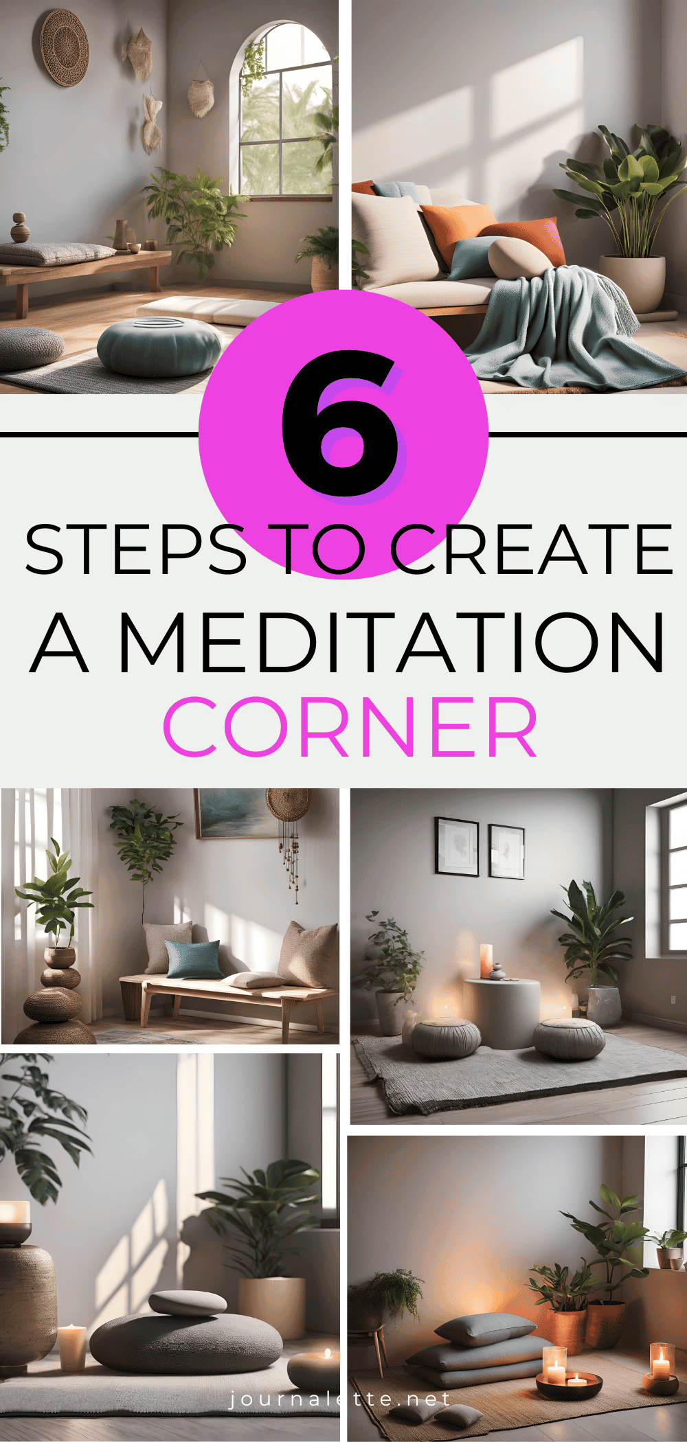 Easy Steps to Create a Cozy Meditation Corner - Journalette