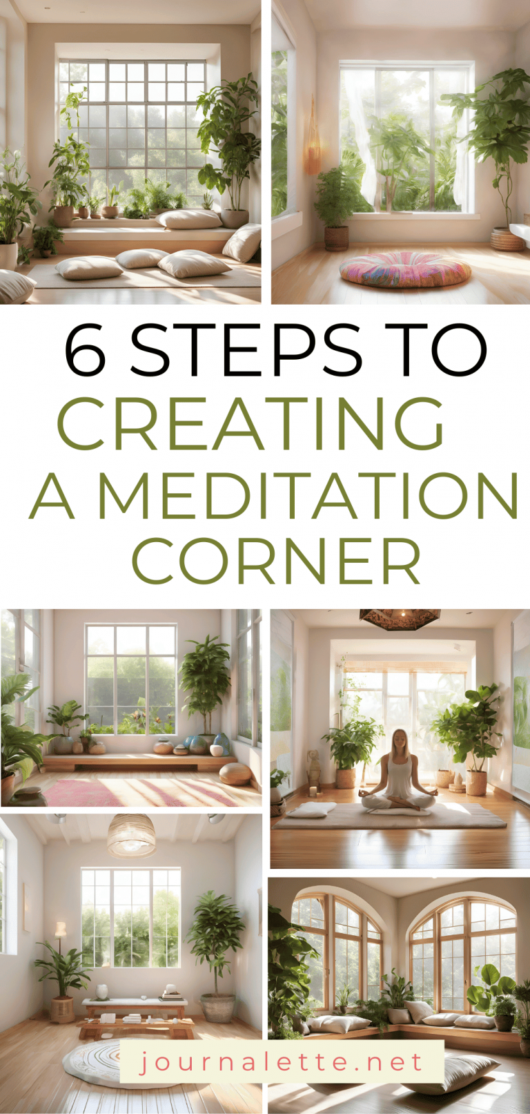 Easy Steps to Create a Cozy Meditation Corner - Journalette