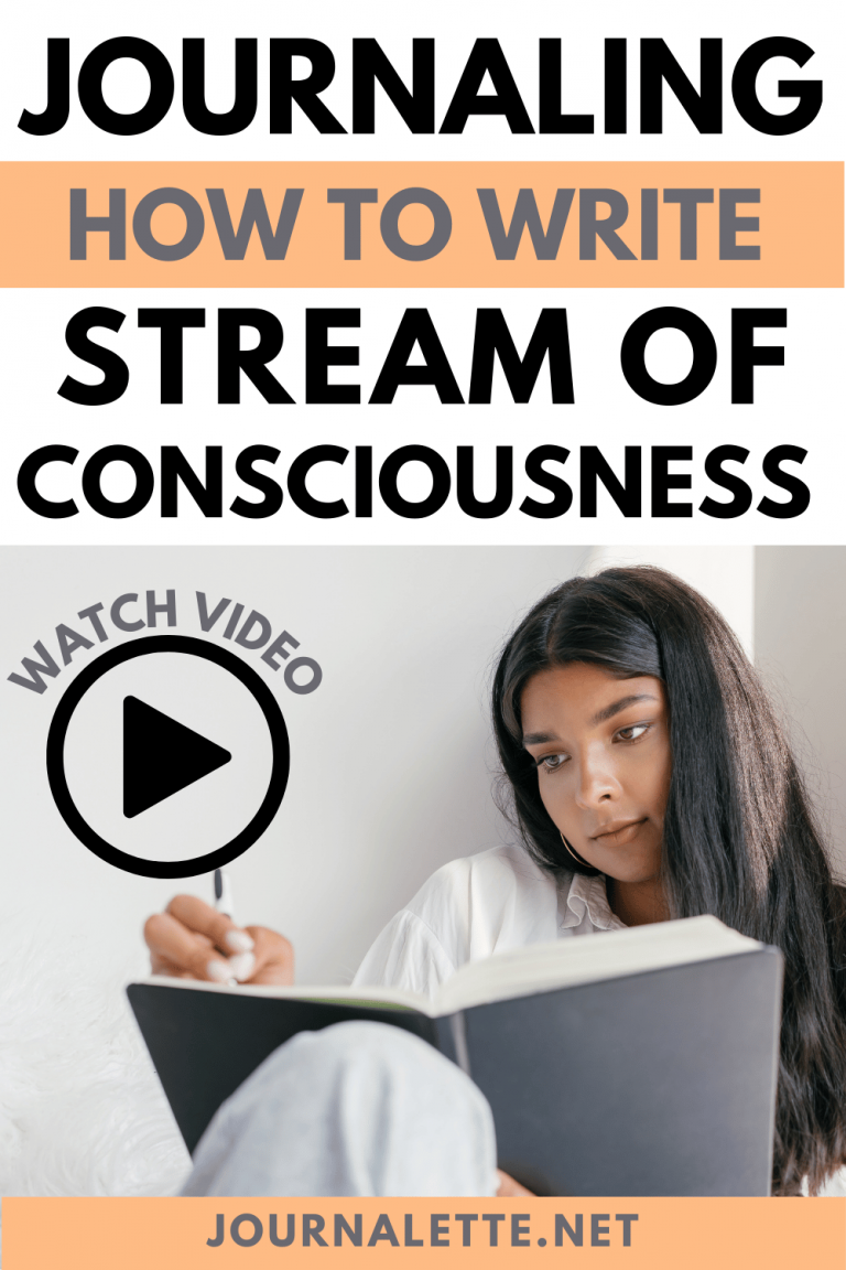 Journaling: How to Write Stream of Consciousness Morning Pages ...